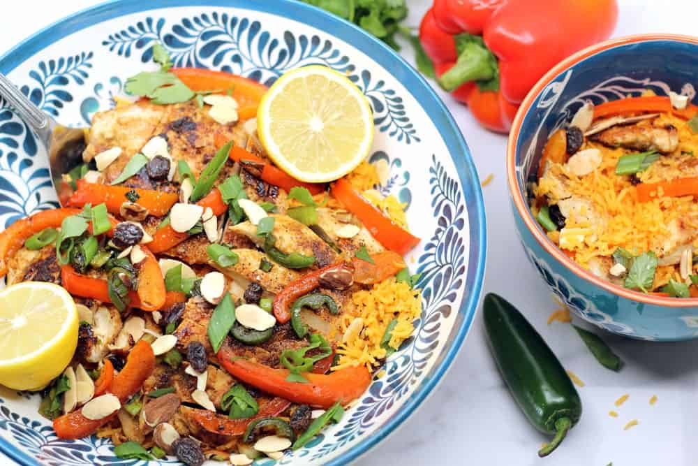 Easy Spanish Chicken and Rice - Cooking and Cussing