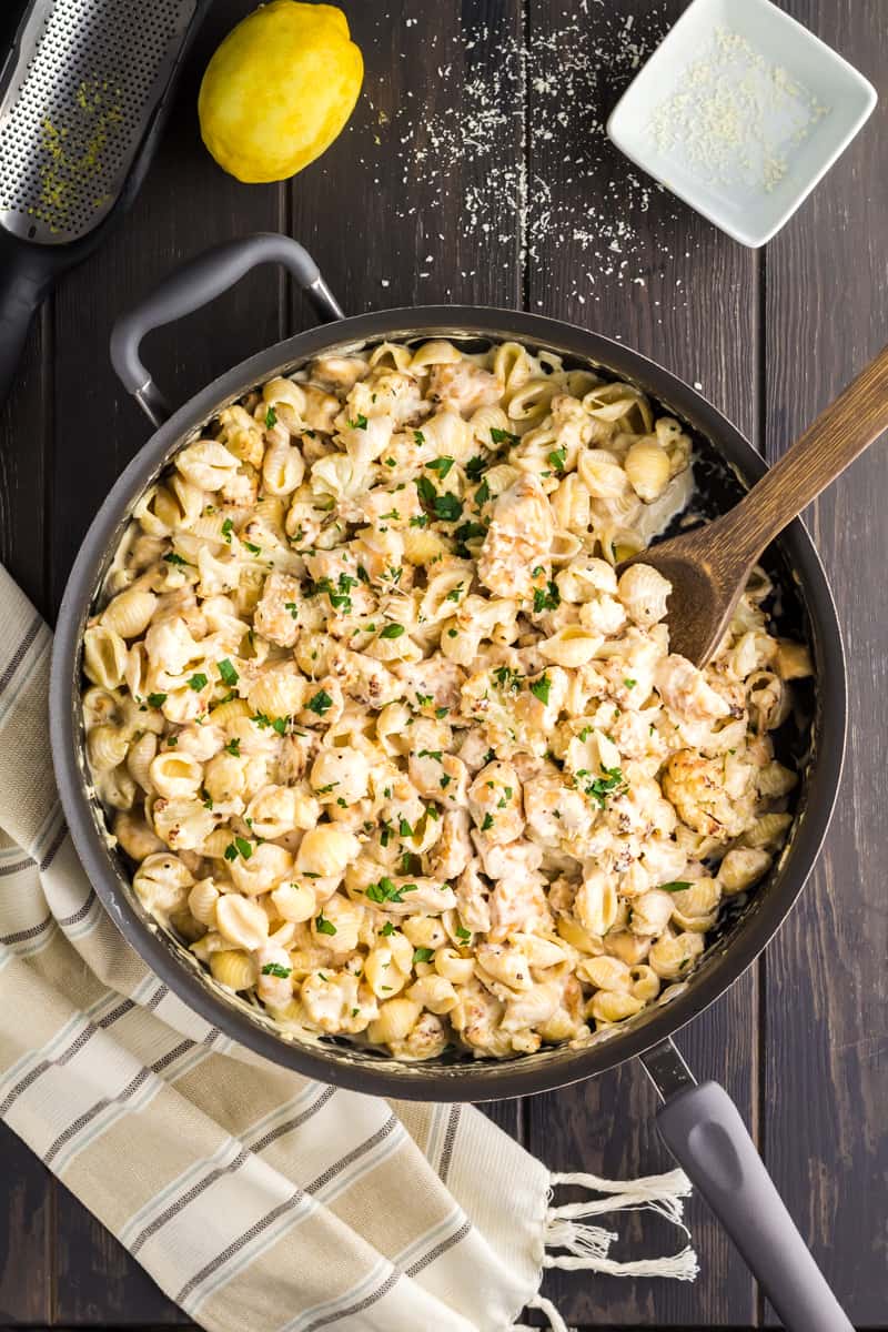 Creamy Garlic Chicken Pasta - Cooking and Cussing