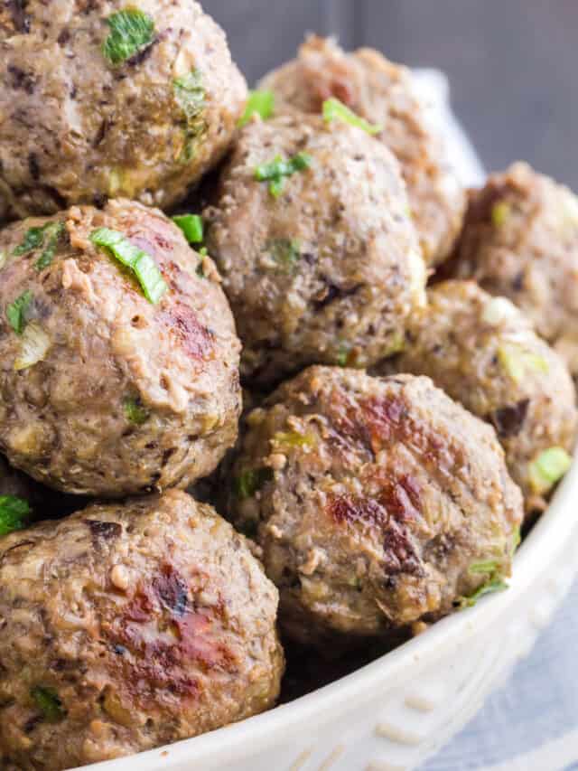 Homemade Mini Meatballs - Cooking and Cussing
